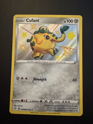 POKEMON TCG CUFANT SV090/SV122 SWSH SHINING FATES SHINEY RARE!! | eBay