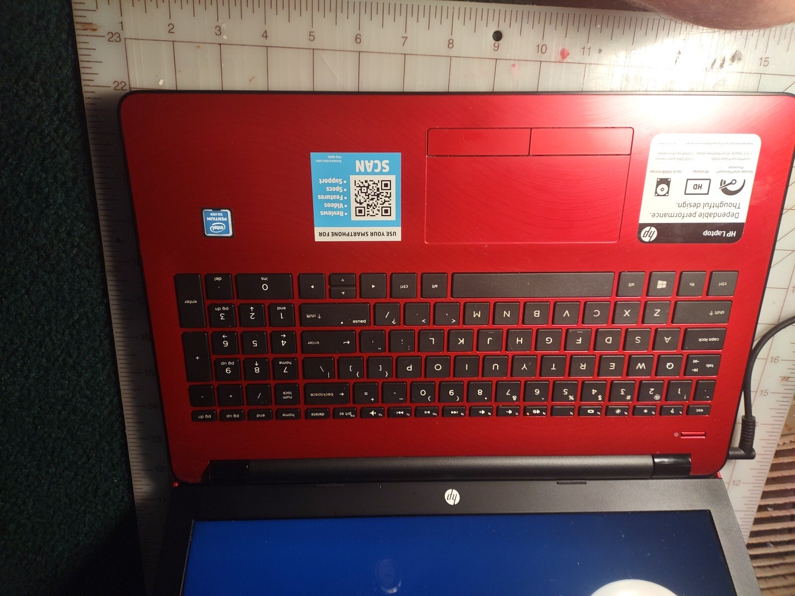 HP Notebook Red 15.6" - 15-bs234wm Laptop Works Perfect Used Very ...