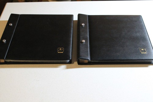 US FDC FIRST DAY COVER BLACK ALBUMS BY SHOWGARD LOT OF 2 LIGHTLY USED ...