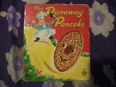 The Runaway Pancake, RARE vintage children's book Whitman 1956 Tell a ...