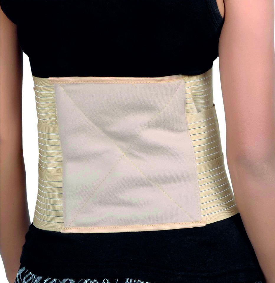HERNIA REDUCTION DEVICE Hernia Support Belt ABDOMINAL BINDER Wrap Brace ...