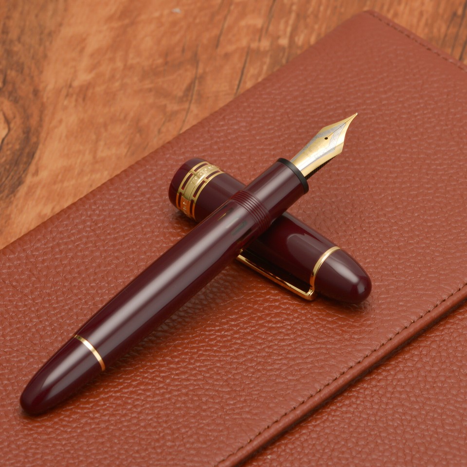 Wingsung (Junlai) 630 Piston Fountain Pen, #8 Iridium Fine Nib Resin ...