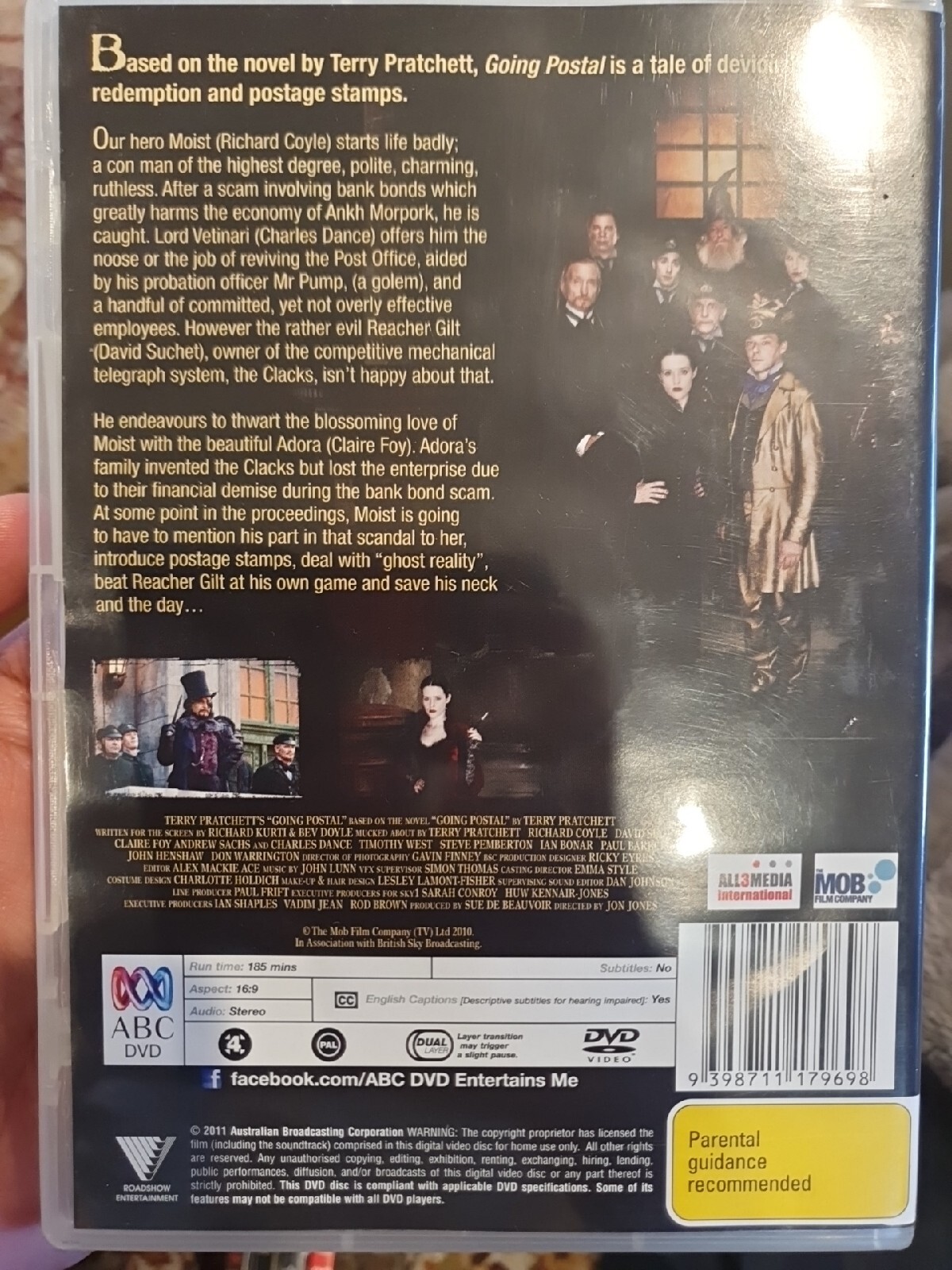 TERRY PRATCHETT'S GOING POSTAL DVD COMPLETE TV SERIES RICHARD COYLE ...