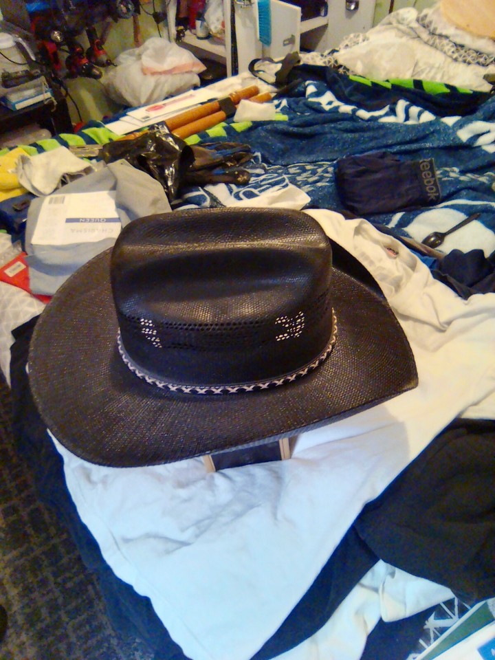 Summit Hats 50X Bangora Black Cattleman W/Elastic Cowboy Hat | eBay