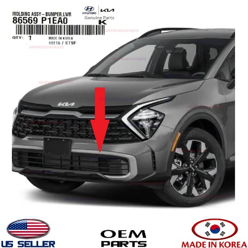 Genuine Front Bumper LOWER Molding Trim ⭐OEM⭐ Kia Sportage X-Line 2023 ...