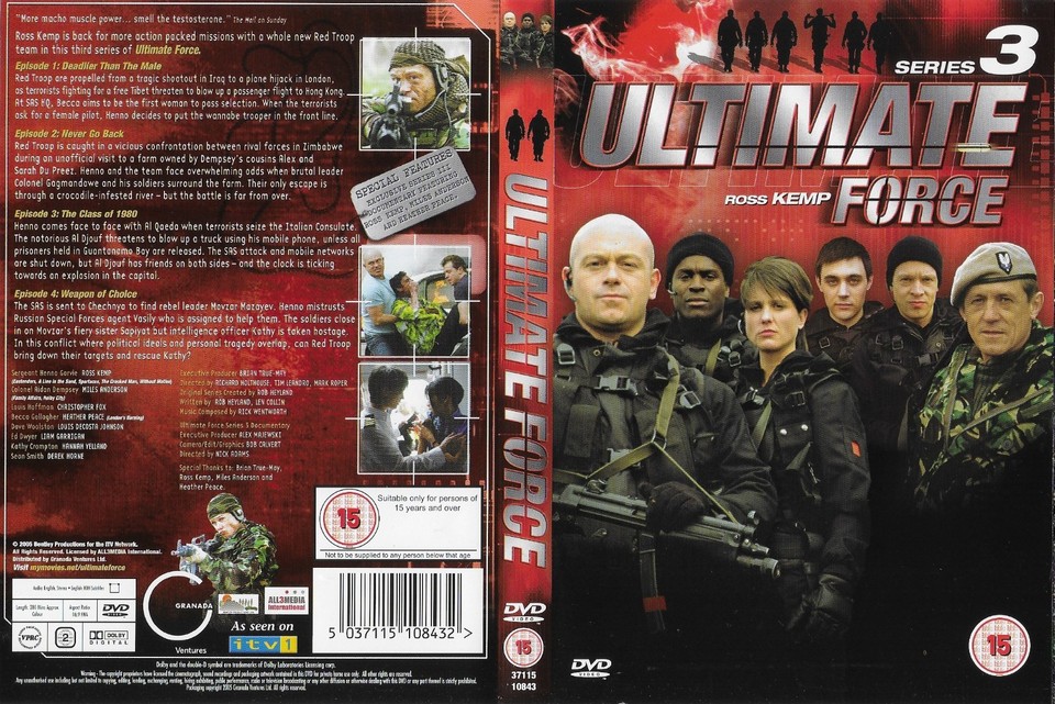 ULTIMATE FORCE - Complete Series 1-4 - DVD [Region 2] - Ross Kemp SAS ...