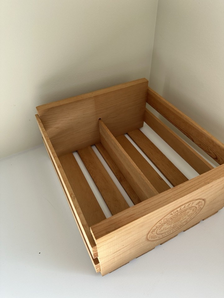 Napa Valley Box Company Wooden 54 CD DVD Storage Holder Rack Shelf ...