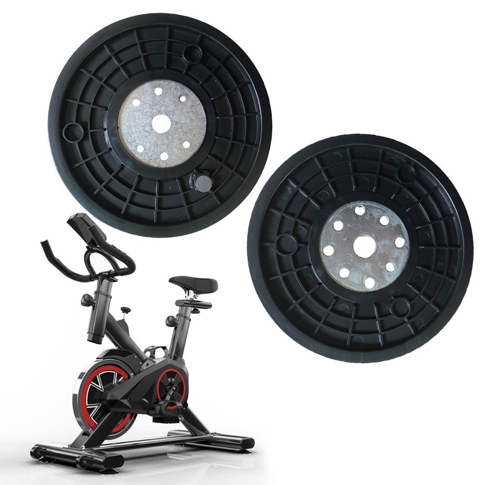 Lightweight Exercise Bike Belt Drive Wheel 24cm with Metal Center Hole ...