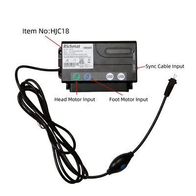 Adjustable Bed Richmat HJC18 Control Box Replacement for Structures Bed ...