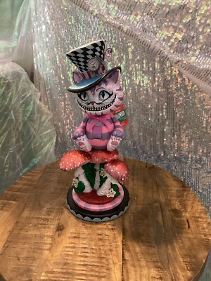 Kurt Adler Disney Cheshire Cat Nutcracker Alice In Wonderland NIB | eBay