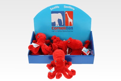 Kuscheltier Octopus Krake Tintenfisch Höhe 20 cm rot Plüschtier 1017060 ...