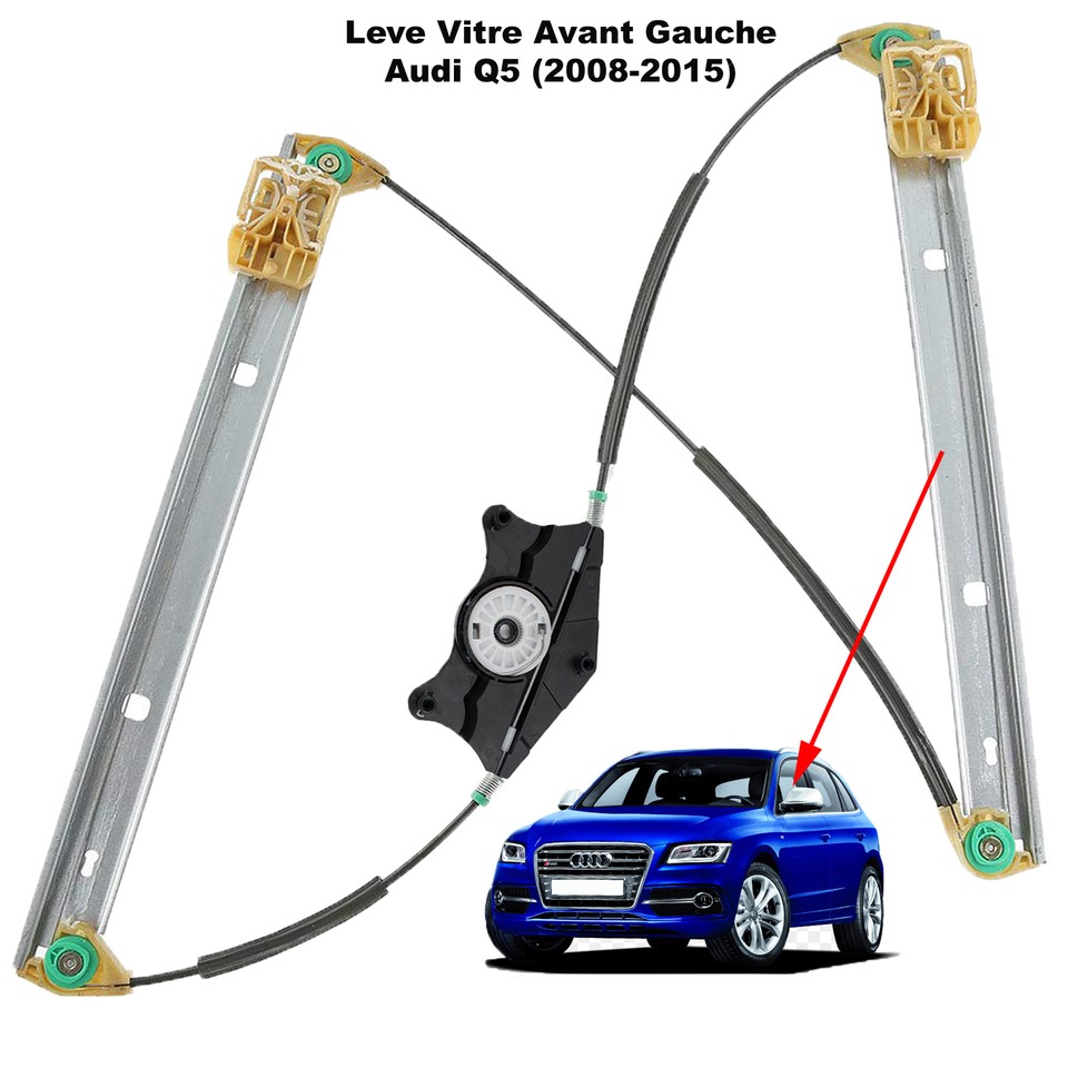 Power Window Mechanism Front Left Audi Q5 (2008-2016) 8r0 837 461f ...