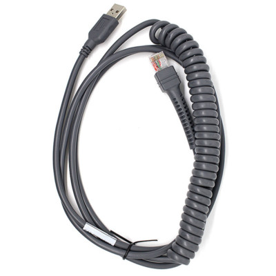 2pcs CBA-U12-C09ZAR 3M Coiled USB Cable for Motorola Symbol DS6707 ...
