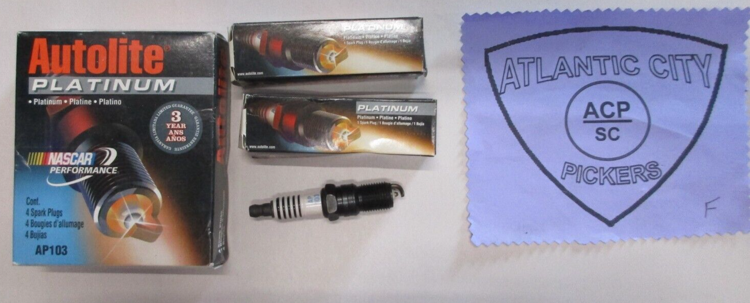 AUTOLITE AP103 PLATINUM SPARK PLUGS (SET OF 6) | eBay