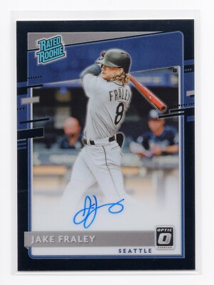 2020 Panini Donruss Optic JAKE FRALEY RC Auto /50 Black Rated Rookie # ...