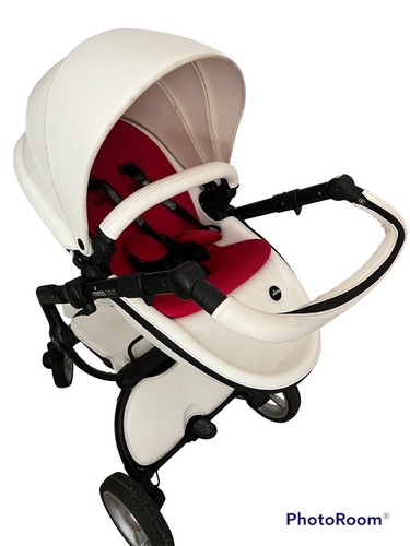 MIMA XARI 3 in 1 Pram in Snow White & Red lining | eBay UK