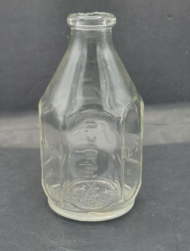 Vintage 1940s Glass Pyrex Baby Bottle 4 ounces - Hexagon Shaped | eBay