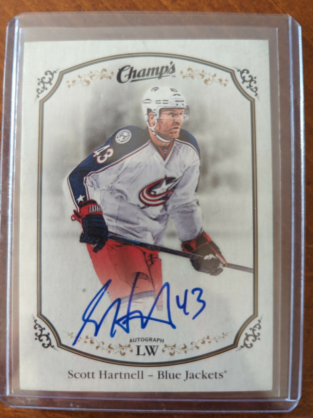 2015-2016 UD Upper DeckChamps Auto Scott Hartnell On card Autograph ...