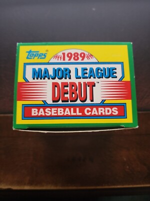 1990 Topps 1989 Major League 89 Debut Complete Factory Box Set (152 ...