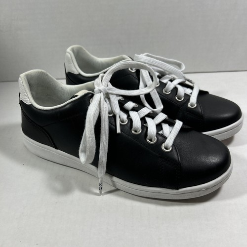 ed ellen degeneres 8 Medium Black Leather Tenner Shoes | eBay