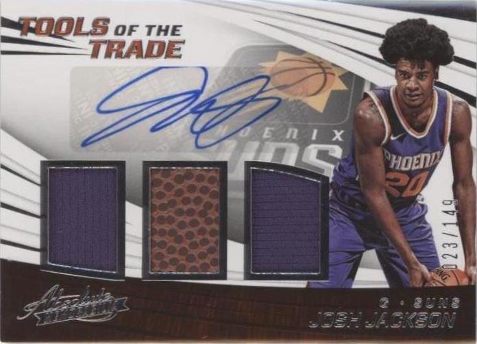 2017-18 Panini Absolute - Tools of the Trade Signatures Three Swatch ...