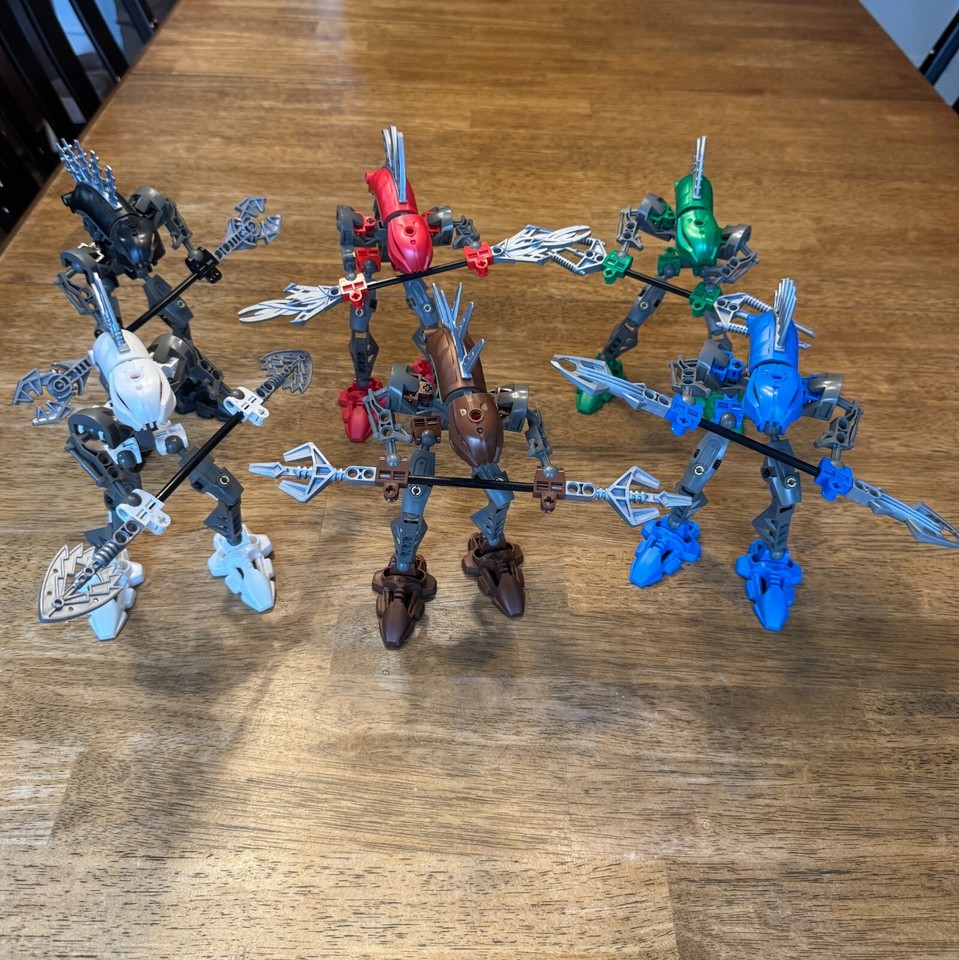 Bionicle Rahkshi Complete Set in Packaging + Instructions GREAT ...