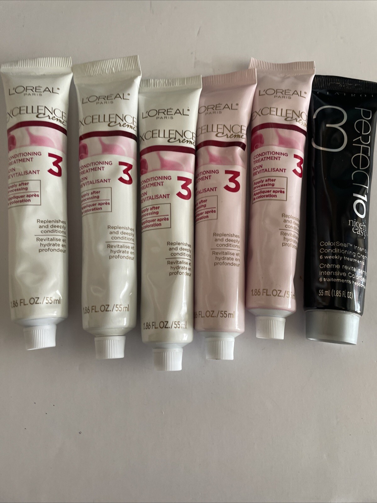 Lot Of 5 Loreal Excellence Creme Conditioning Hair Treatment ...