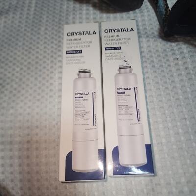 CRYSTALA NWT WATER FILTERS FOR REFRIGERATOR SAMSUNG DA29-0020B SET OF 2 ...