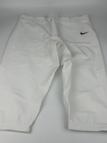 Nike Women Softball Pants Size Extra Large CD8185-100 White Cropped ...