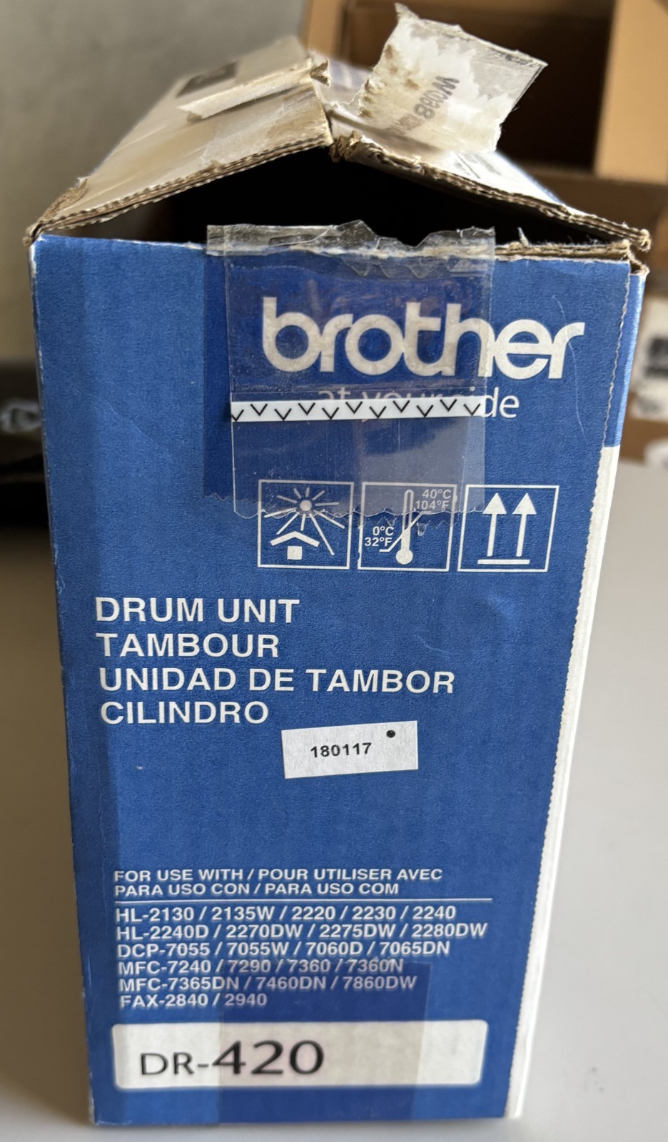 Brother Genuine DR-420 Drum Unit DR420 OEM Replacement, Open Box