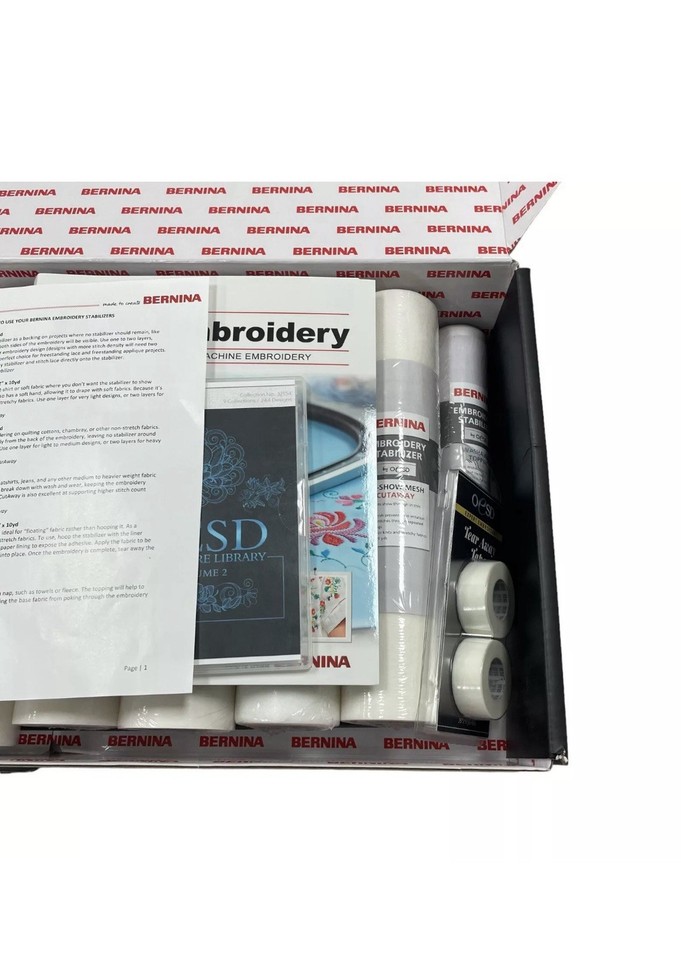 Genuine Bernina Sewing Machine Embroidery Accessory Box (New) | eBay