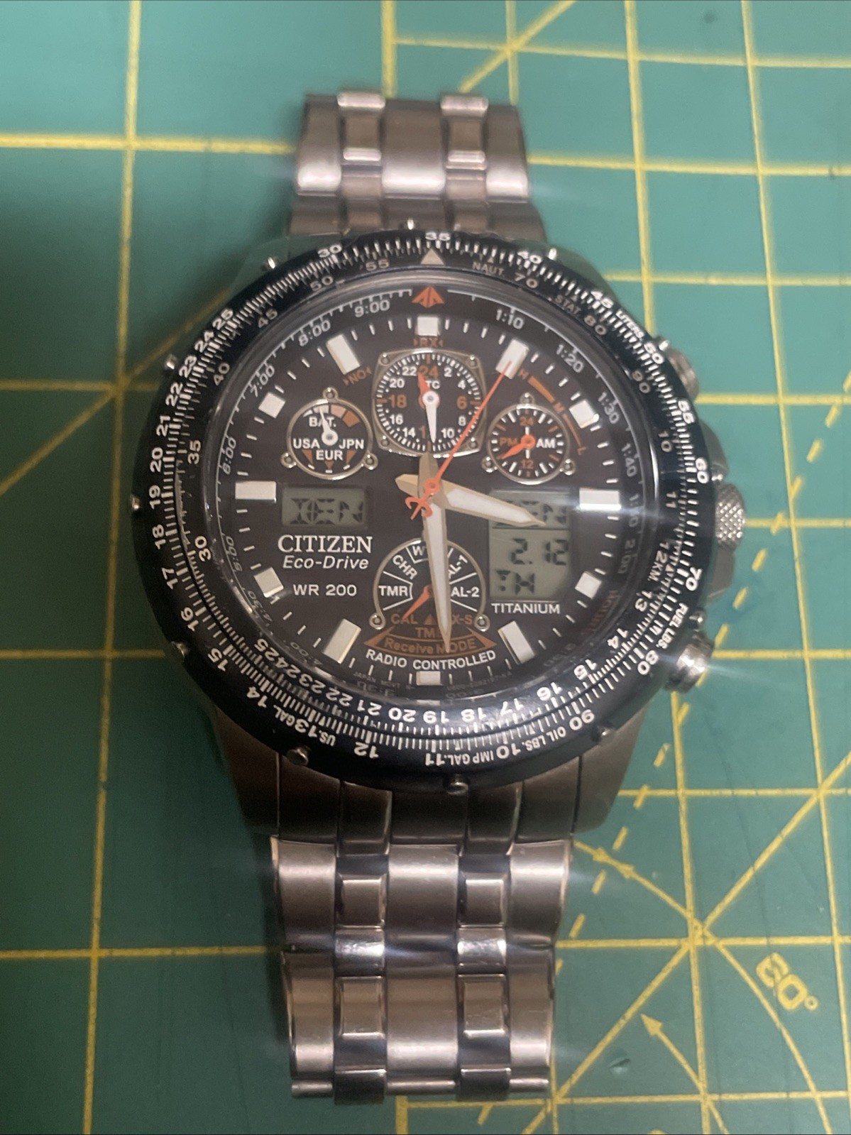 Rare Citizen Promaster Skyhawk Eco Drive Radio Contro… - Gem
