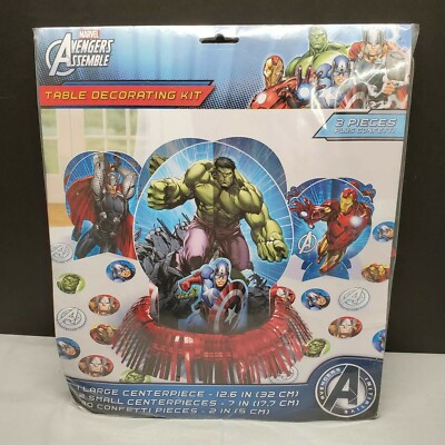 Marvel Avengers Table Decorating Set. NIP. #281354. With confetti ...
