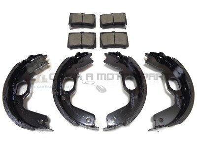 REAR BRAKE PADS SET & HANDBRAKE SHOES FOR MITSUBISHI SHOGUN SPORT 2001 ...