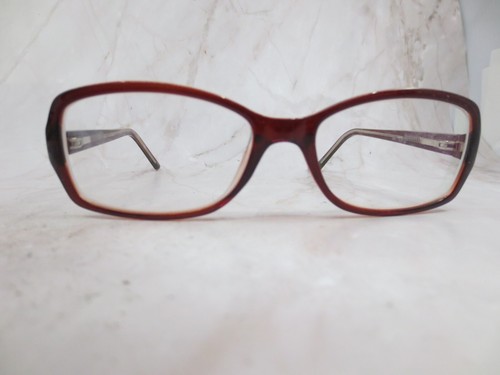 Eyeglasses Frame WP 2100 Women's Burgundy Plastic Full Rim Oversized 54 ...