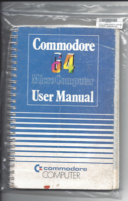 COMMODORE 64 USER MANUAL MANUALE USATO EDIZIONE INGLESE UK FR1 88299 ...