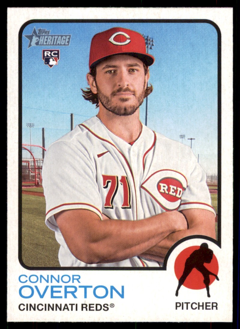 Connor Overton 2022 Topps Heritage High Number Rookie Card RC #524 ...