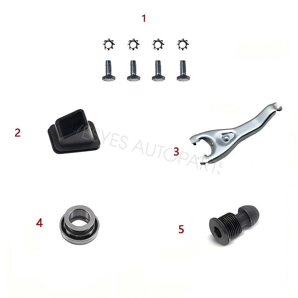 GM THROWOUT BEARING,PIVOT BALL,CLUTCH FORK & BOOT,CHEVY BBC,SBC,3899621 ...