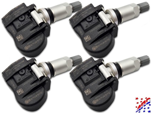 Complete Set of 4 Genuine OEM Mazda TPMS Tire Pressure Sensors Kit BBM2 ...