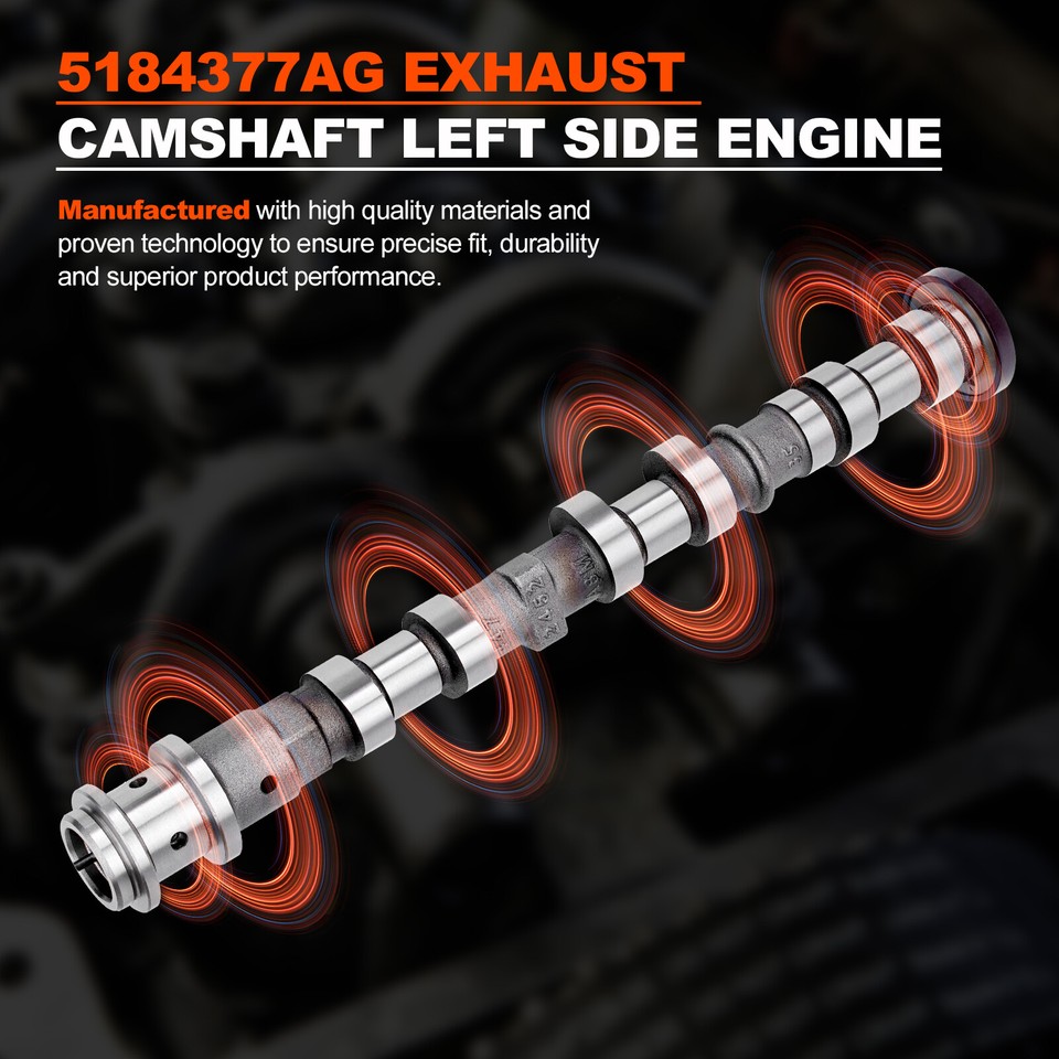 Left Side Exhaust Cam Camshaft 5184377AG For 2011-2020 Jeep Dodge ...