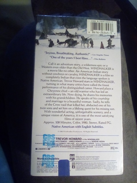 Windwalker (VHS, 1991) for sale online | eBay