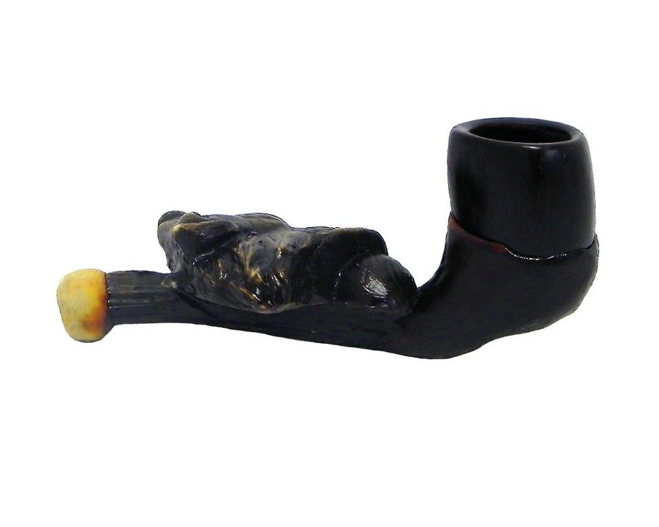 Boar Head Handmade Tobacco Smoking Mini Hand Pipe Wild Life Farm Pig ...