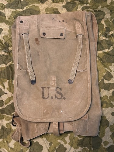 WW2 US Army Military Field Gear M1928 Pack Backpack 1942 GR & Co ...