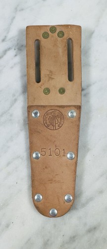 Vintage Klein Tools 5101 Leather Lineman Tool Sheath USA | eBay