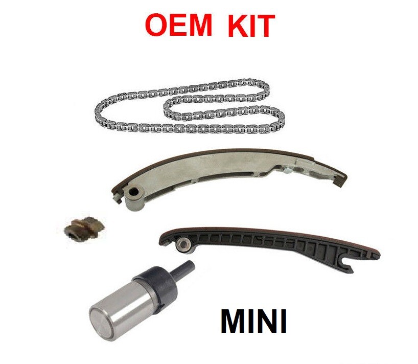 OEM Engine Timing Chain Tensioners Rails, and Timing Chain to Mini ...