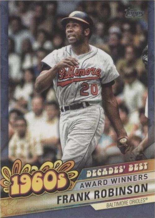 2020 Topps Update Series - Decades Best Award Winners Frank Robinson # ...