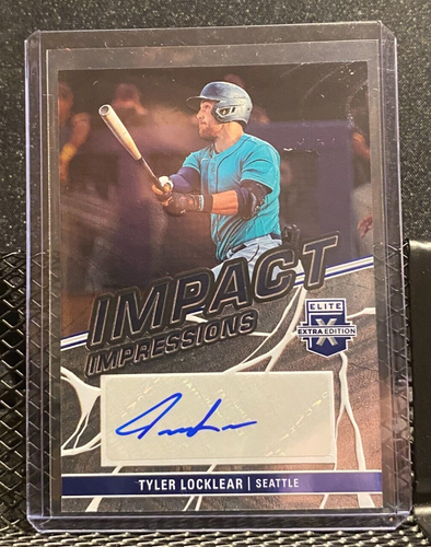 Tyler Locklear 2023 Elite Extra Impact Impressions - Mariners -Auto | eBay