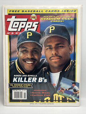 Topps Magazine - Collectors' Edition # 6 1991 Spring Bonds And Bonilla ...