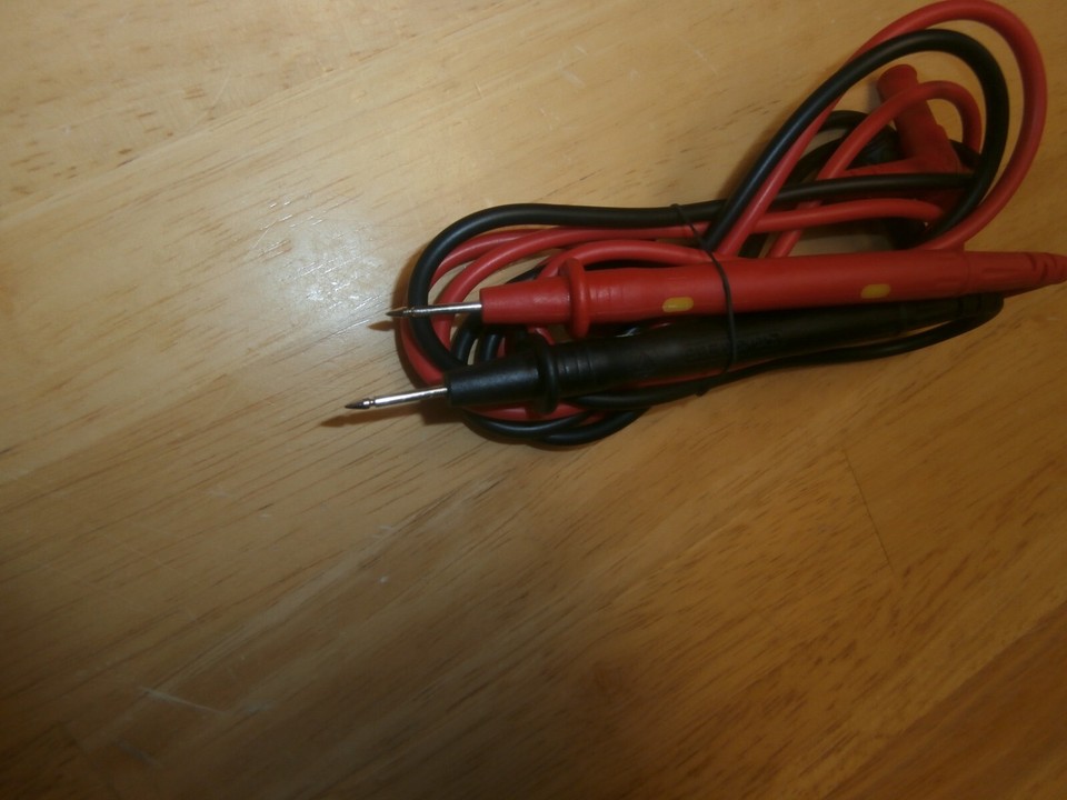PHILMORE 464 H.DUTY 48" DMM MULTI TESTER TEST PROBES RIGHT ANGLE BANANA ...