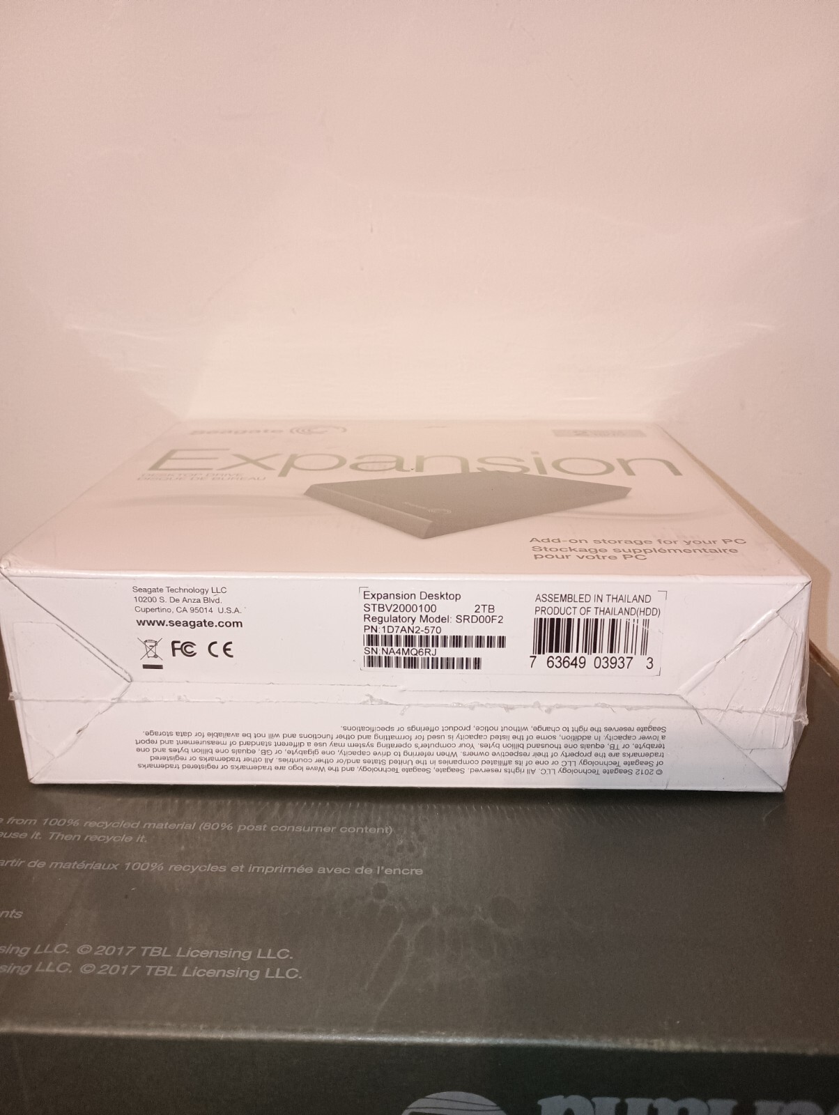 Seagate Expansion 2TB USB 3.0 External Hard Drive STBV2000100 Model ...